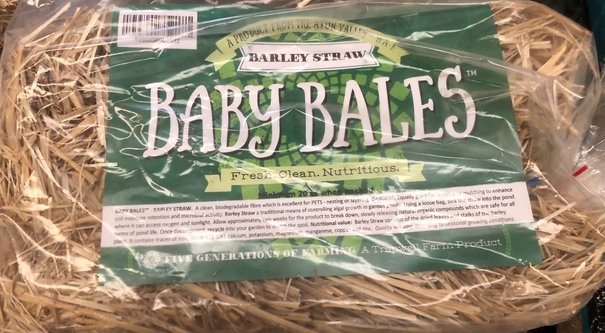 HAY BABY BALE STRAW 20LTR – Gidge Rural